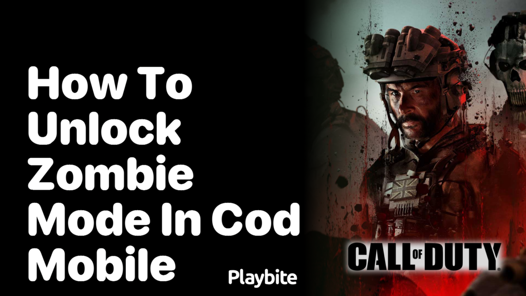 How to Unlock Zombie Mode in COD Mobile - Playbite
