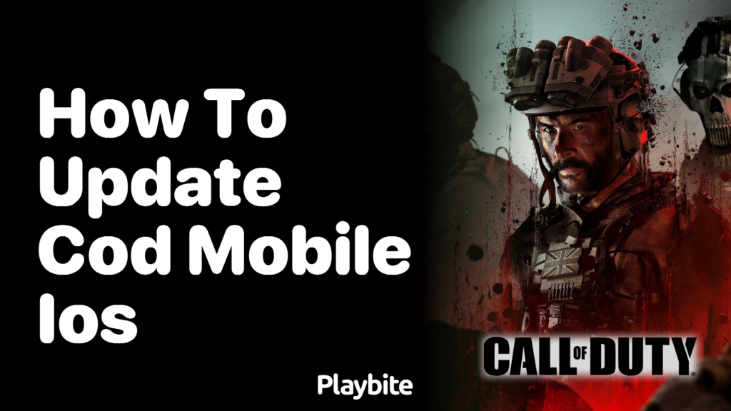 How to Update CoD Mobile on iOS? - Playbite