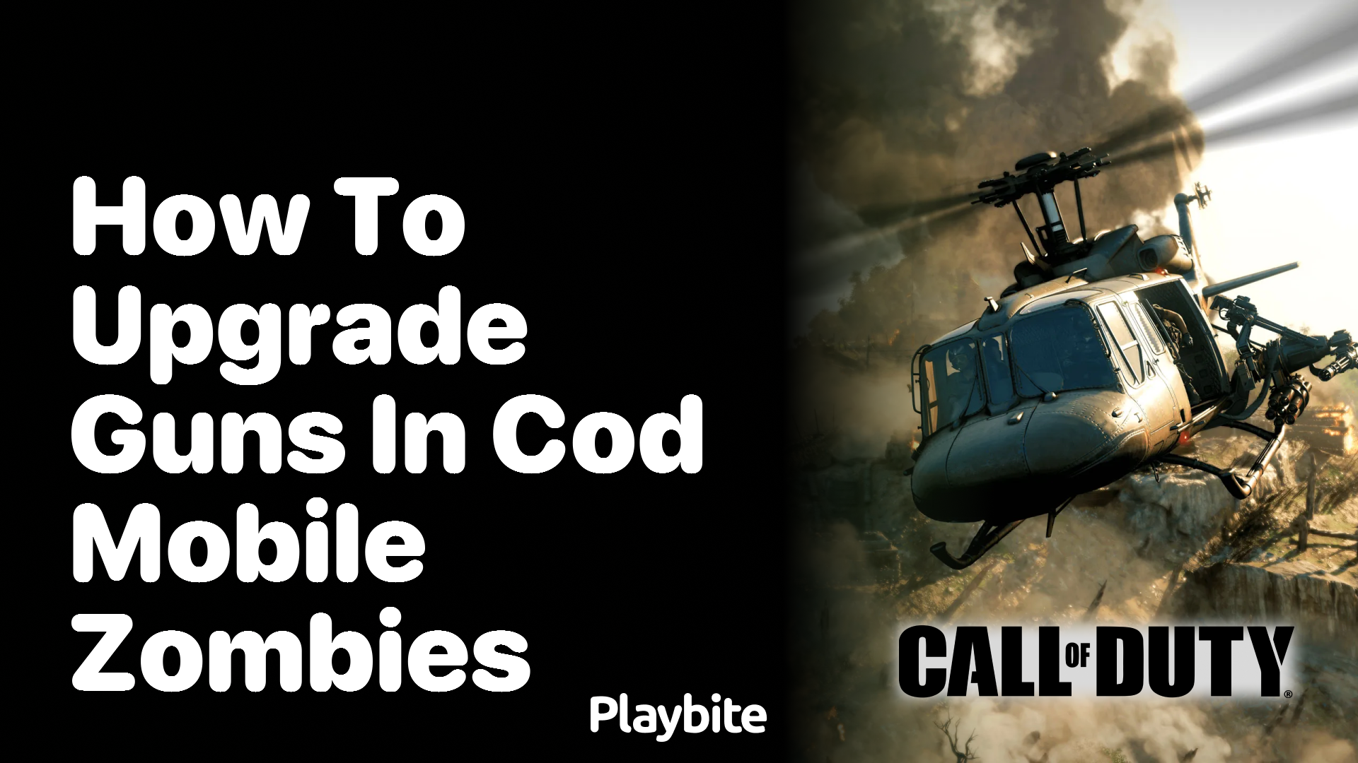 How to Upgrade Guns in COD Mobile Zombies - Playbite