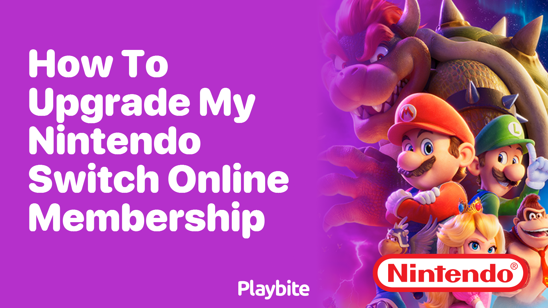 How to Upgrade Your Nintendo Switch Online Membership - Playbite