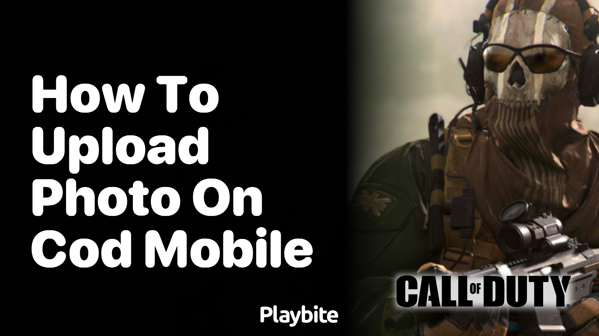 How to Upload a Photo on COD Mobile - Playbite