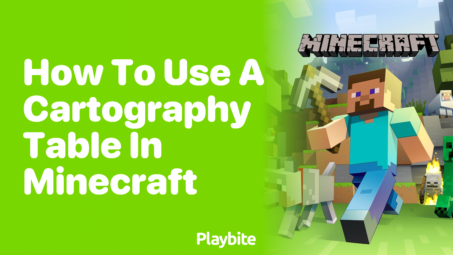 How to Use a Cartography Table in Minecraft - Playbite