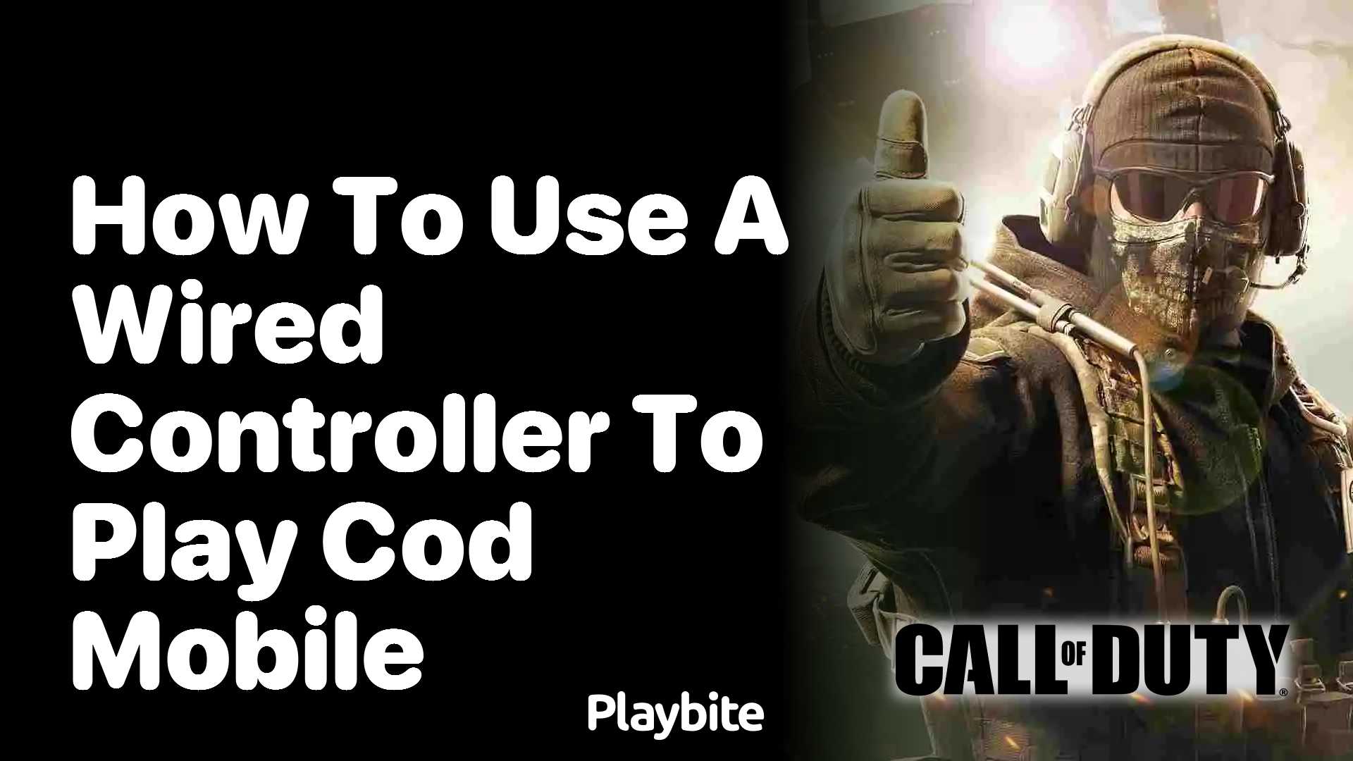 How to Use a Wired Controller to Play COD Mobile - Playbite