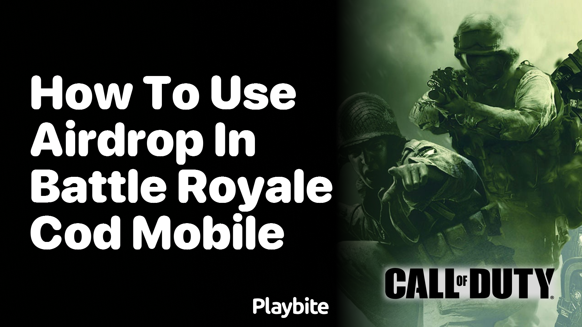 How to Use Airdrop in Battle Royale COD Mobile: A Quick Guide - Playbite
