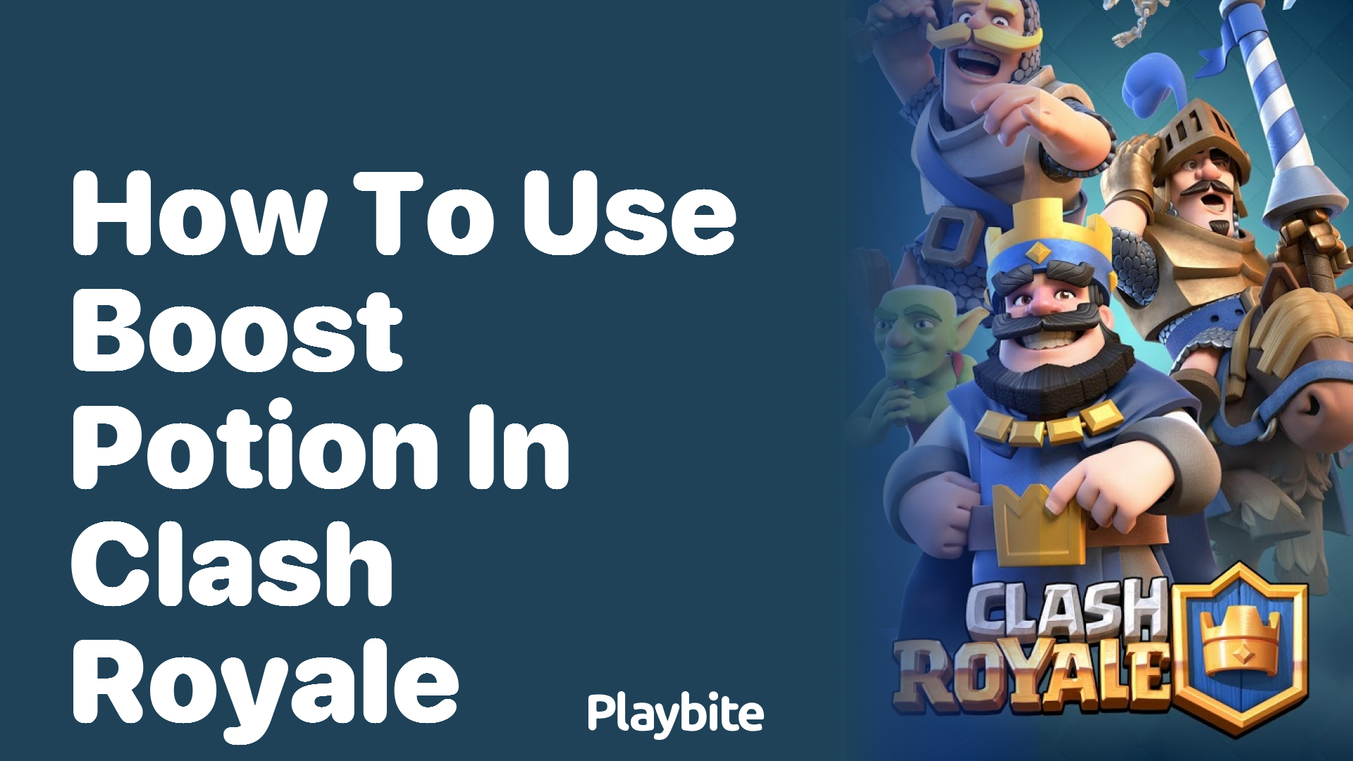 How to Use Boost Potion in Clash Royale - Playbite