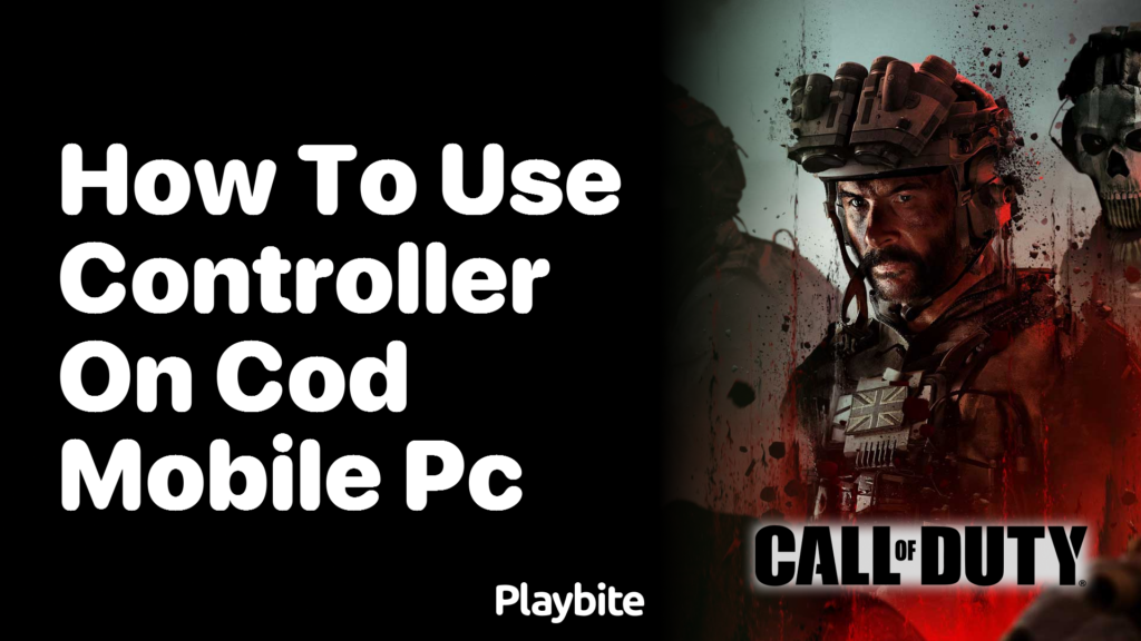 How to Use a Controller on COD Mobile PC - Playbite
