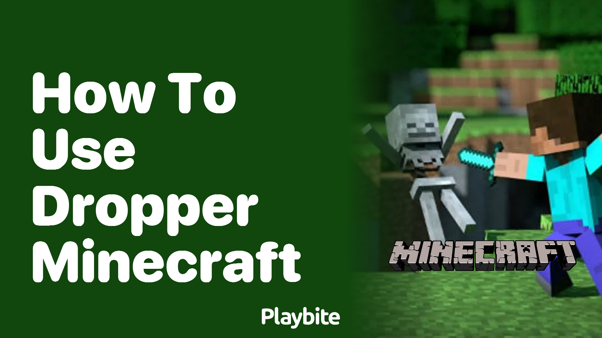 How to Use a Dropper in Minecraft: A Simple Guide - Playbite