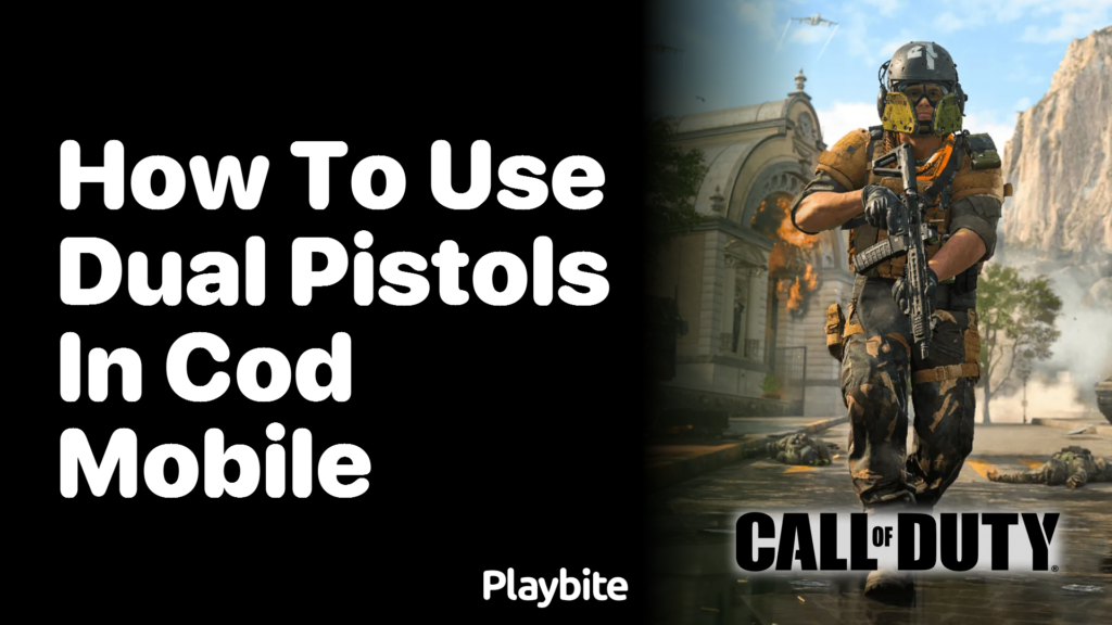How to Use Dual Pistols in COD Mobile - Playbite