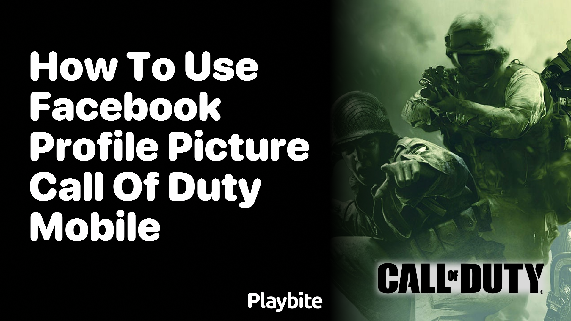 How to Use Your Facebook Profile Picture in Call of Duty Mobile - Playbite