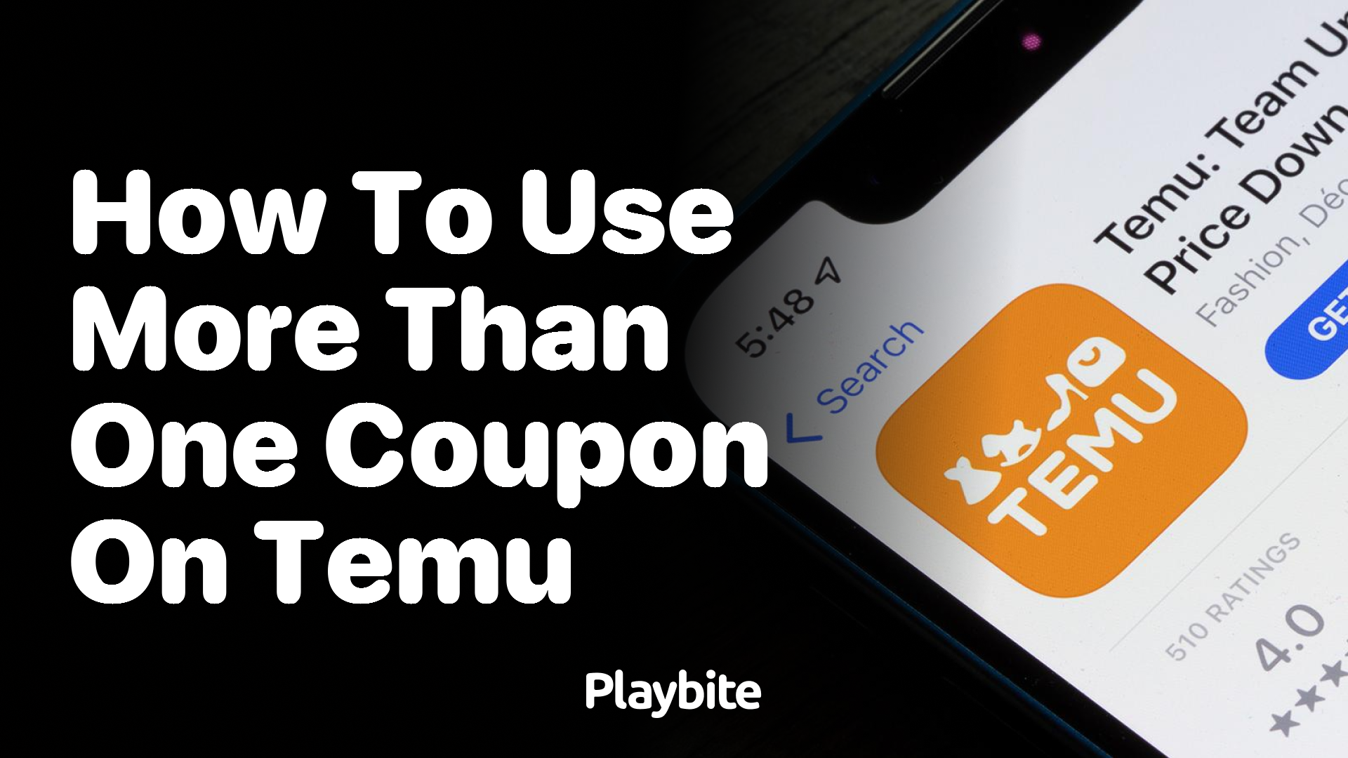 How to Use More Than One Coupon on Temu - Playbite