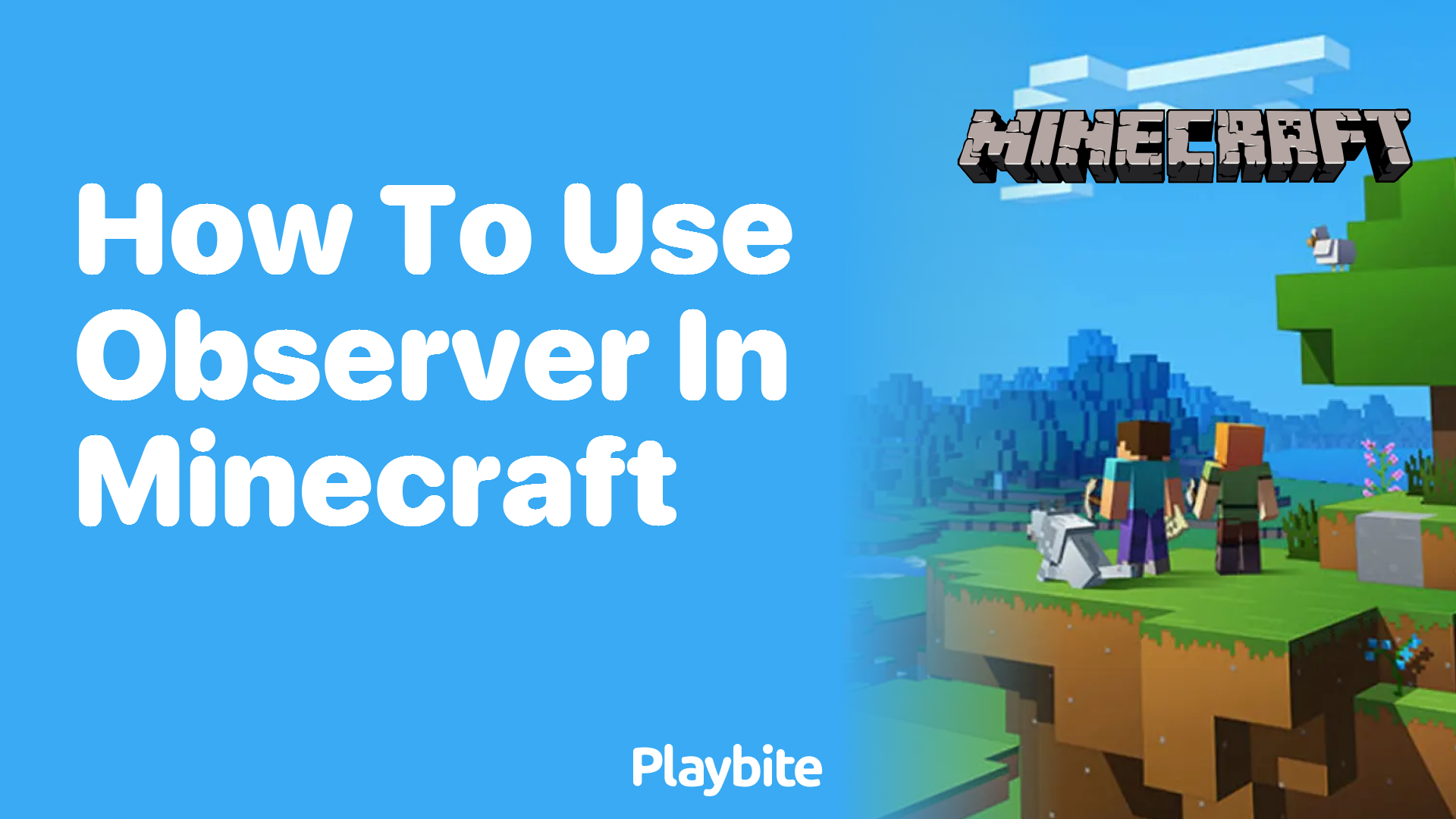 How to Use an Observer in Minecraft - Playbite