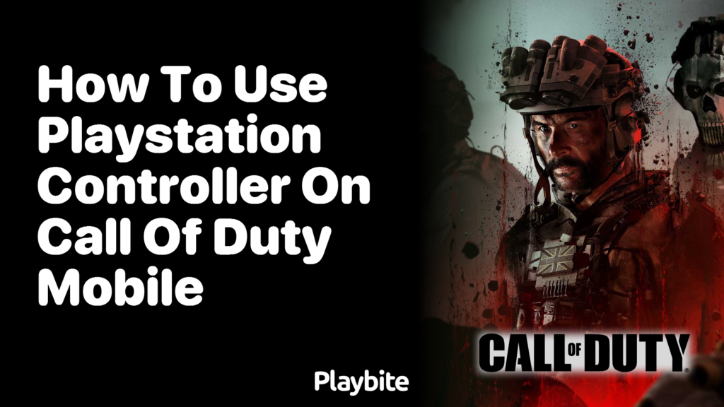 How to Use a PlayStation Controller on Call of Duty Mobile - Playbite