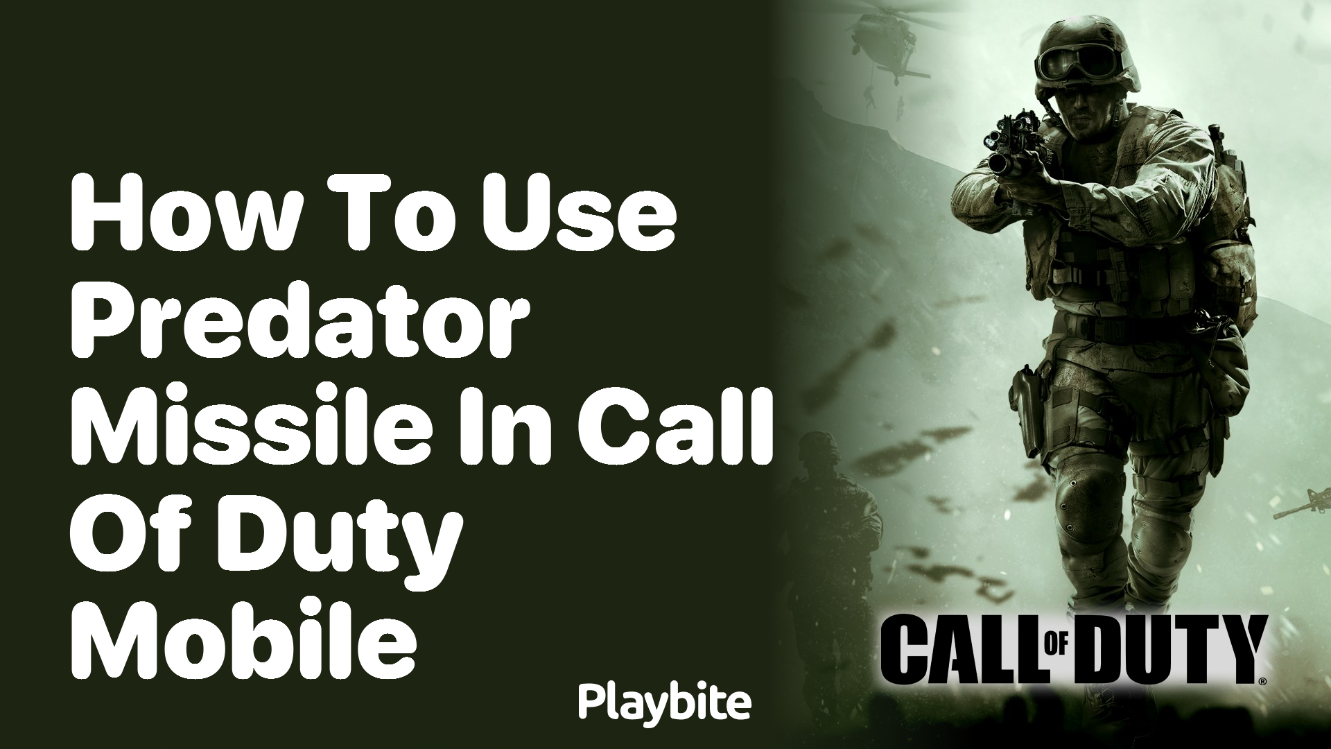 How to Use Predator Missile in Call of Duty Mobile - Playbite