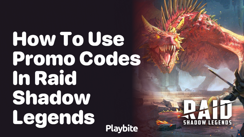 How to Use Promo Codes in Raid Shadow Legends - Playbite