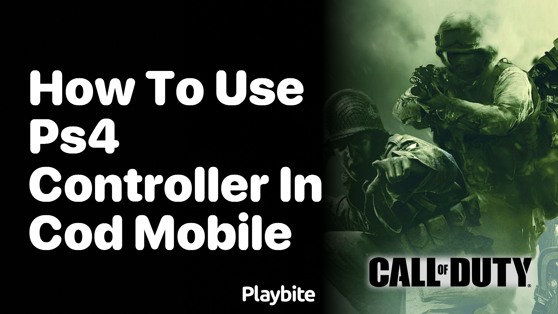 How to use a PS4 controller in COD Mobile - Playbite