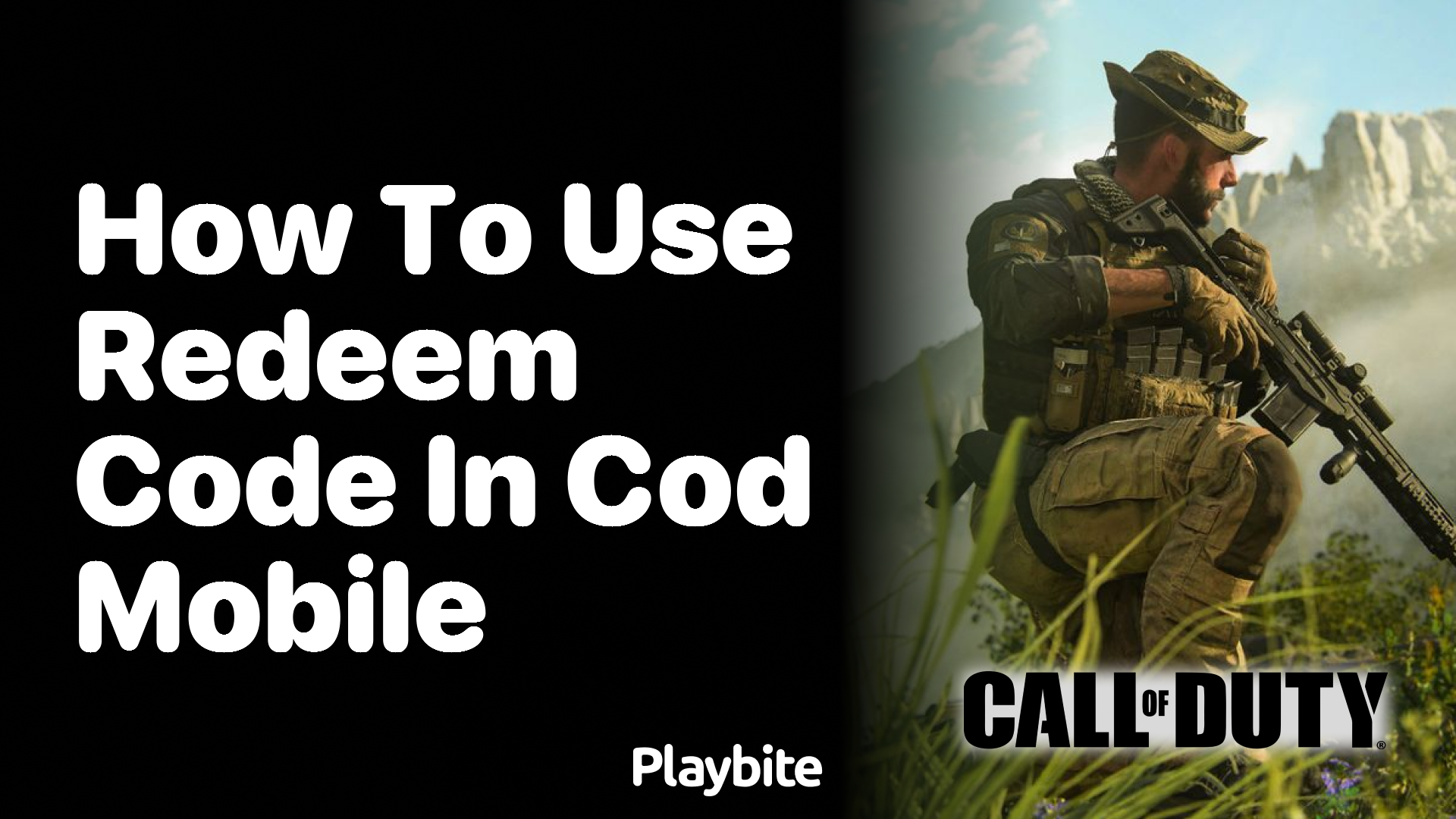 How to Use a Redeem Code in COD Mobile - Playbite