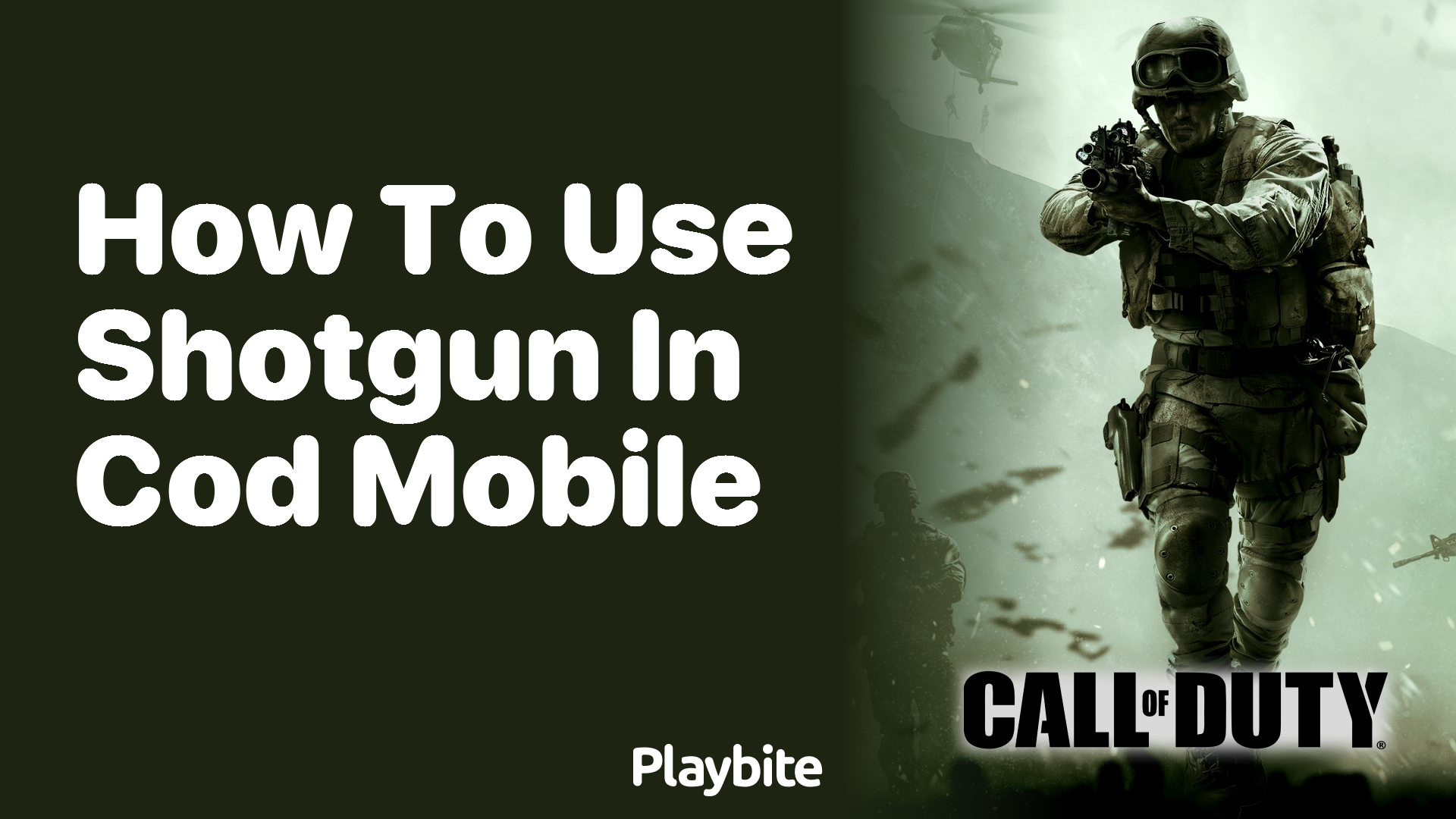 How to Use a Shotgun in COD Mobile: A Quick Guide - Playbite