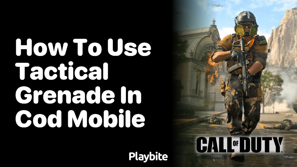 How to Use Tactical Grenade in CoD Mobile - Playbite