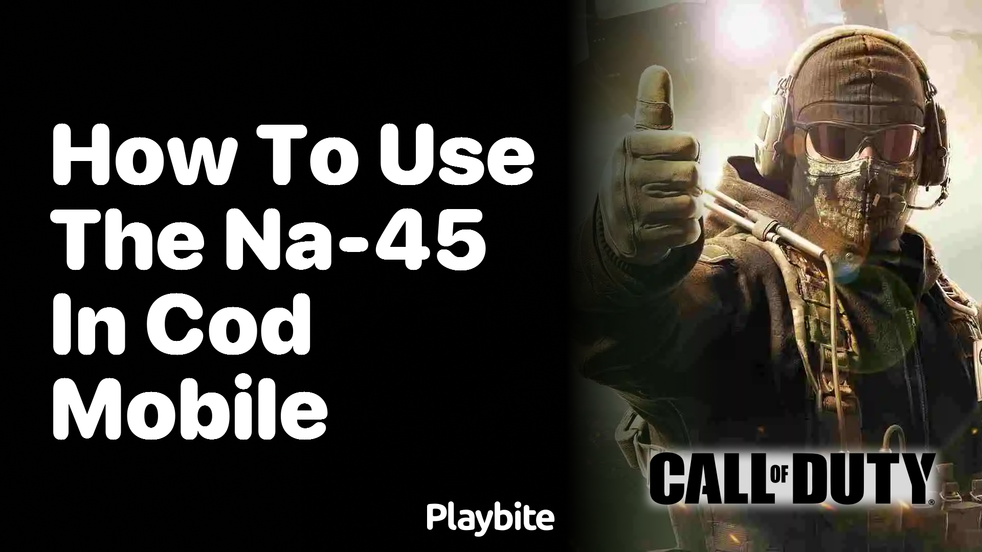 How to Use the NA-45 in COD Mobile: Mastering the Explosive Sniper - Playbite