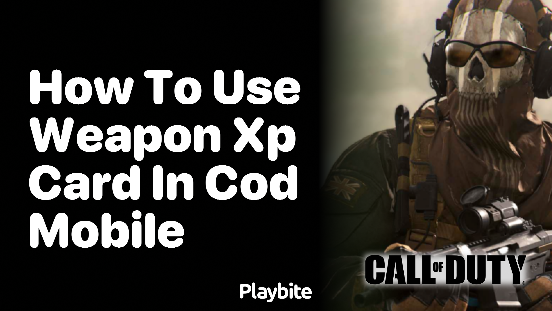How to Use Weapon XP Cards in COD Mobile - Playbite