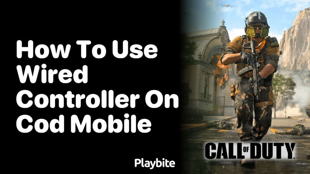 How to Use a Wired Controller on COD Mobile - Playbite