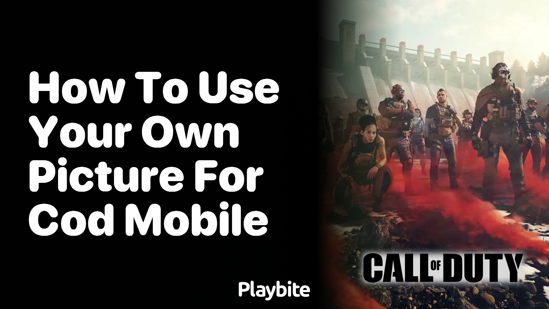 How to Use Your Own Picture for COD Mobile - Playbite