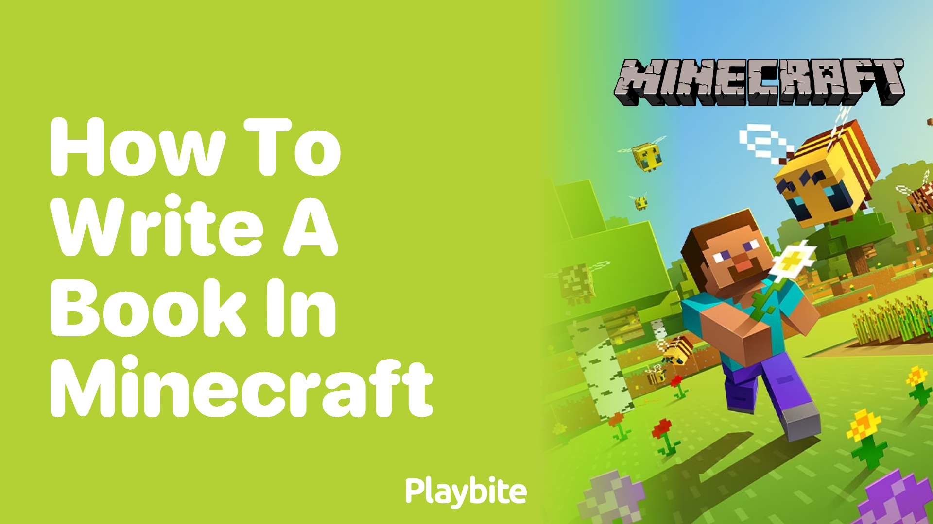 How to Write a Book in Minecraft - Playbite