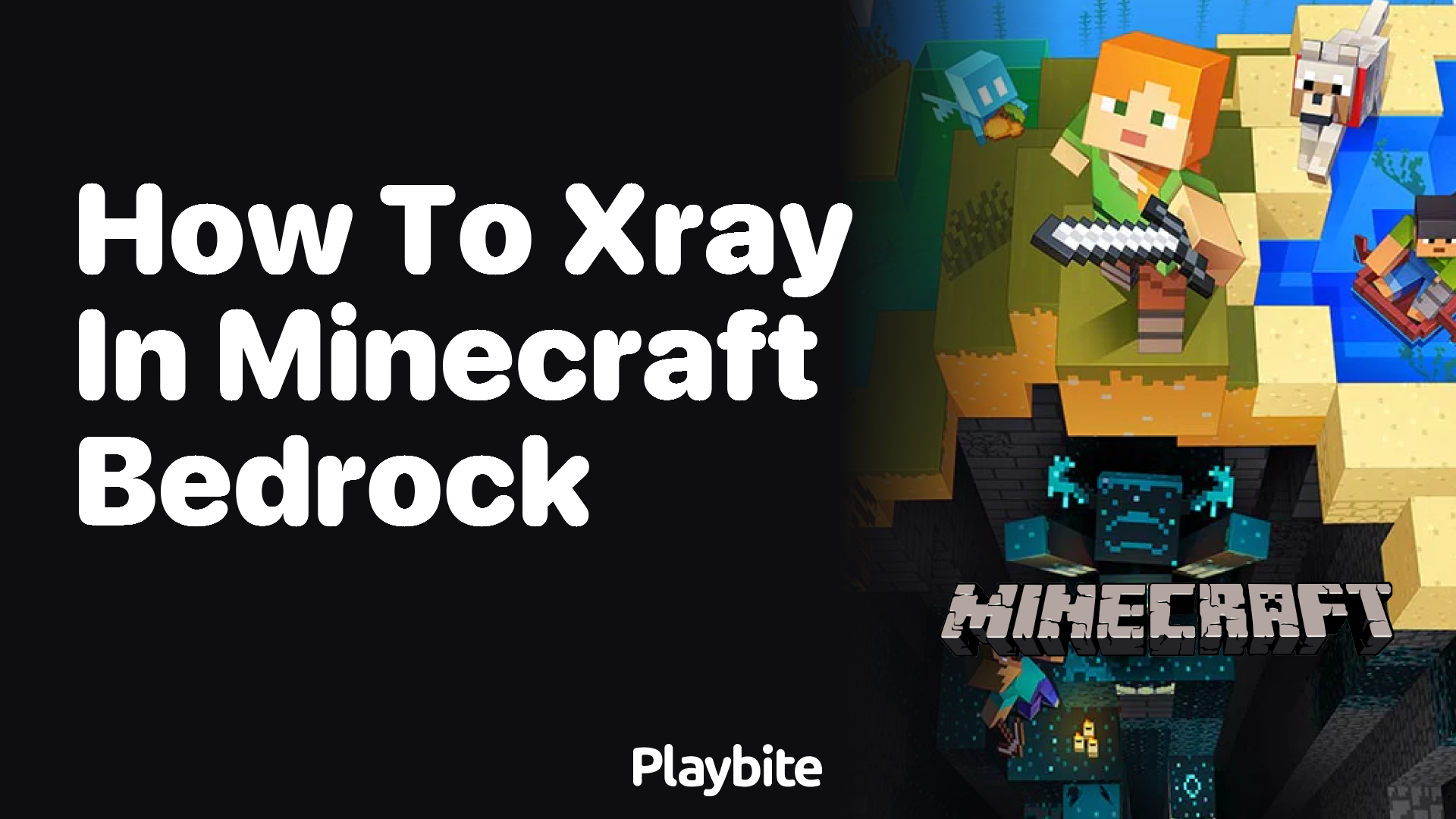 How to X-Ray in Minecraft Bedrock - Playbite