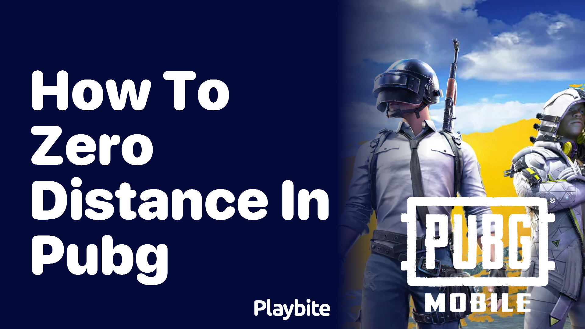 How to Zero Distance in PUBG Mobile for Better Accuracy - Playbite