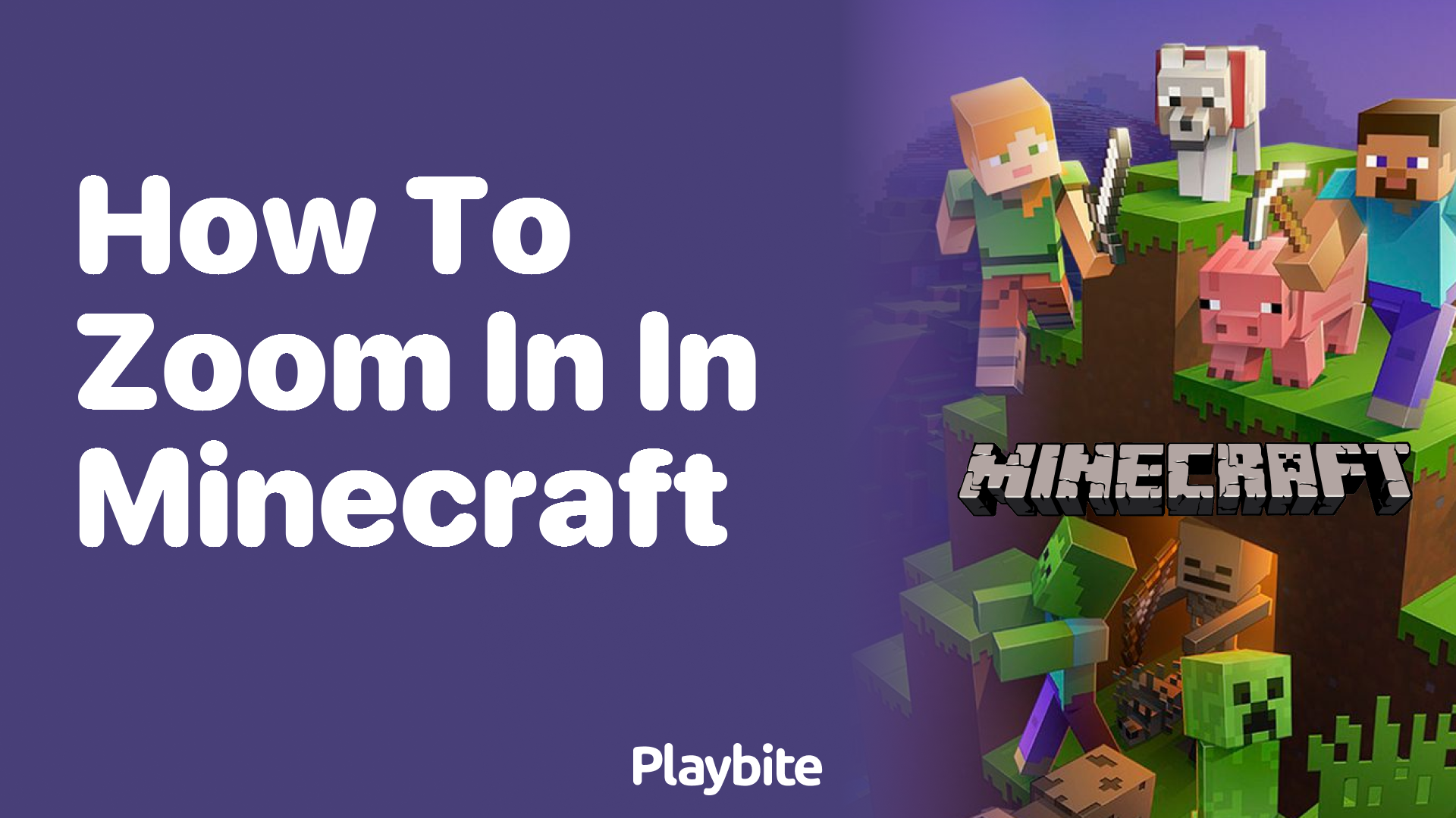 How to Zoom in Minecraft: A Simple Guide - Playbite
