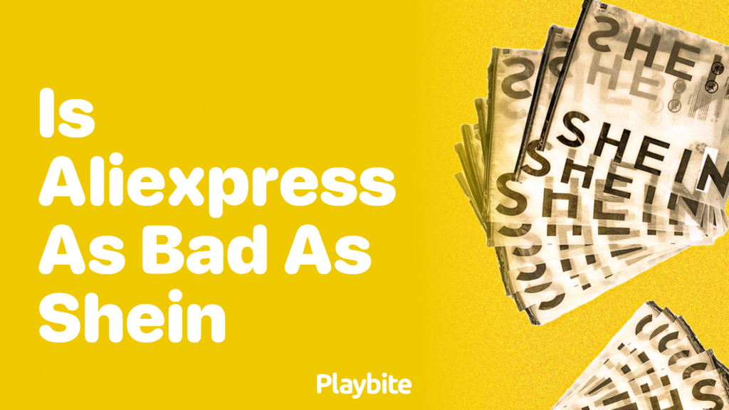 Is AliExpress As Bad As SHEIN? A Quick Guide To Online Shopping - Playbite