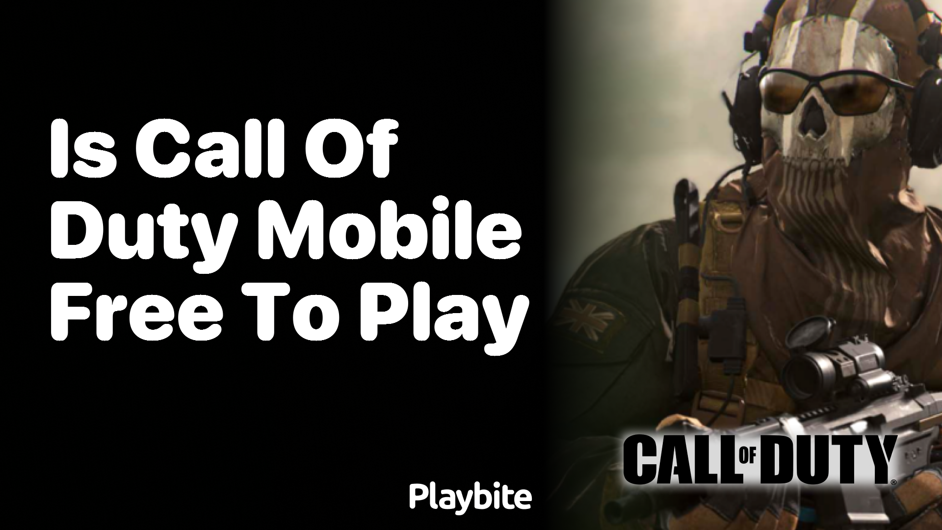 Is Call of Duty Mobile Free to Play? Find Out Here! - Playbite
