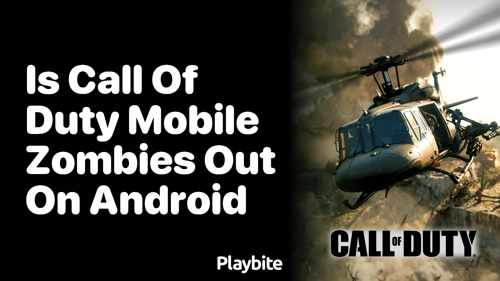 Is Call Of Duty Mobile Zombies Out On Android Playbite