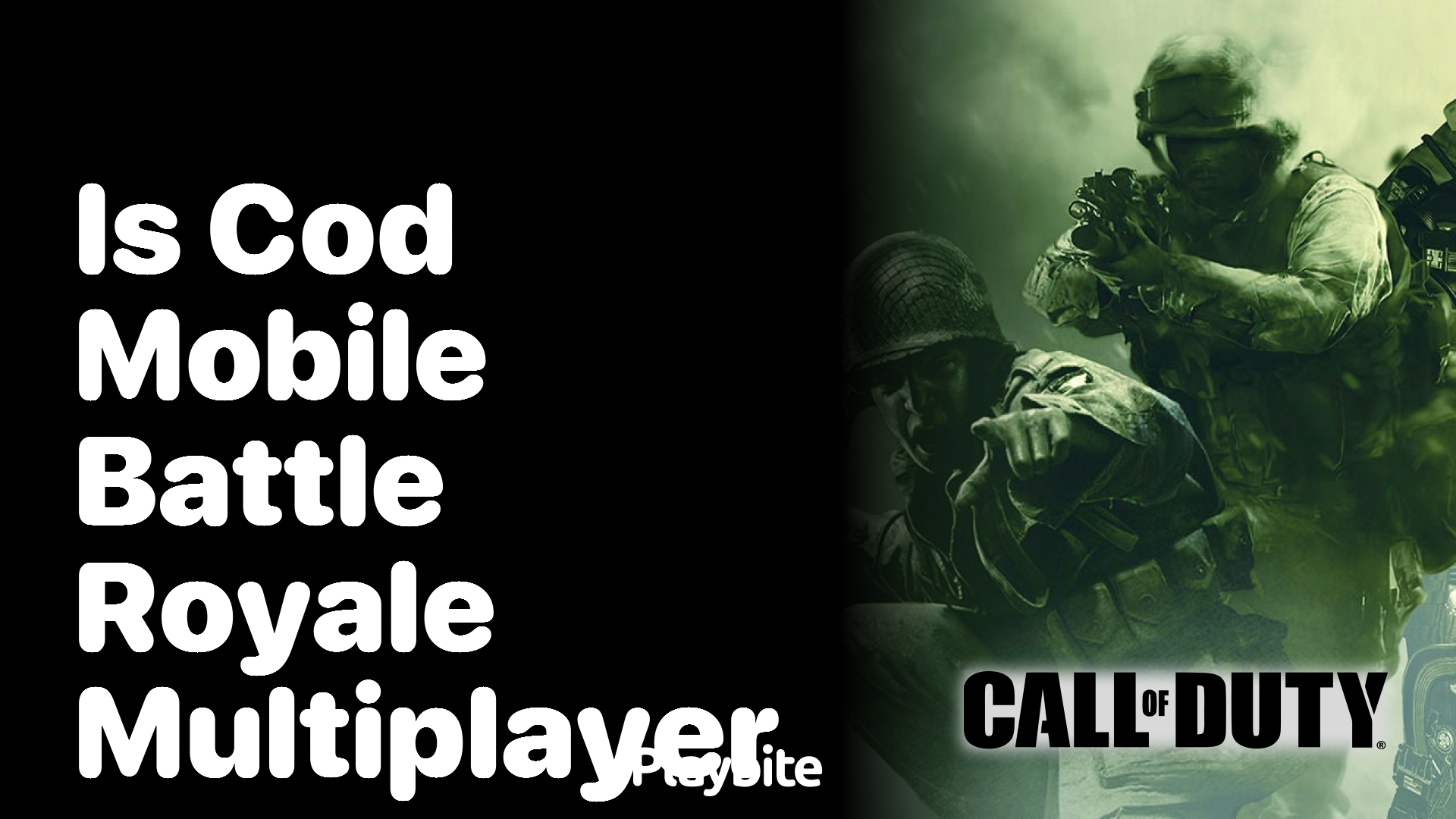 Is COD Mobile Battle Royale Multiplayer? Let's Find Out - Playbite