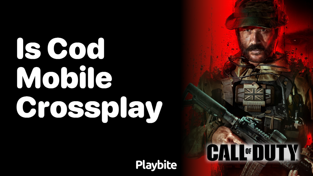 Is COD Mobile Crossplay? Unveiling the Cross-Compatibility Question ...
