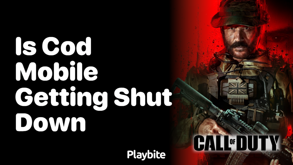 Is COD Mobile Getting Shut Down? Unraveling the Truth - Playbite