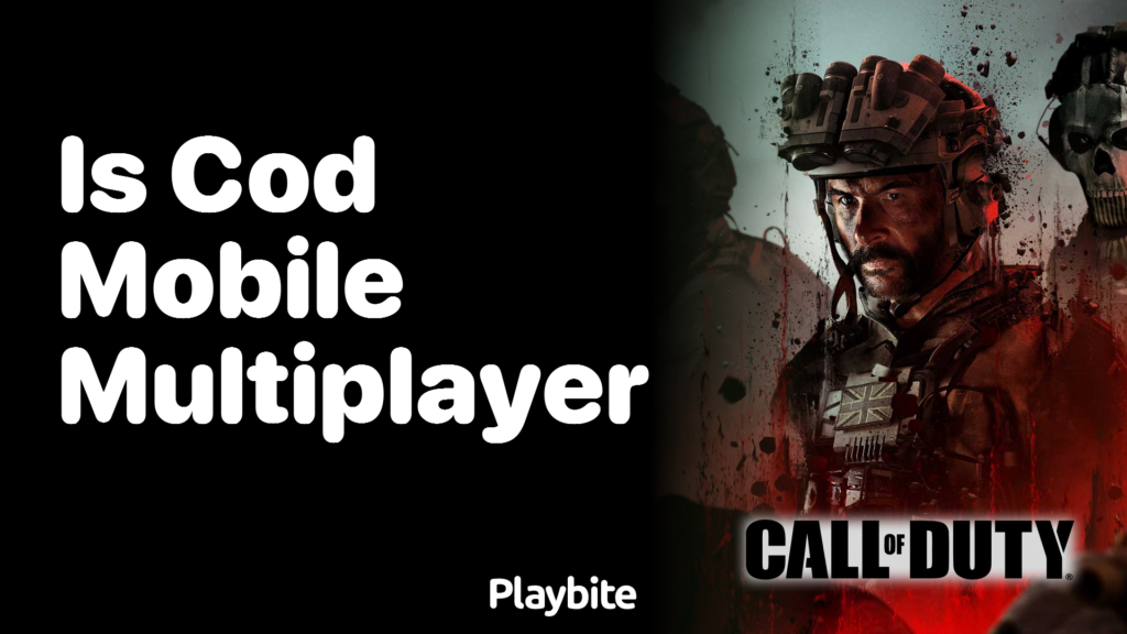 Is COD Mobile Multiplayer? - Playbite