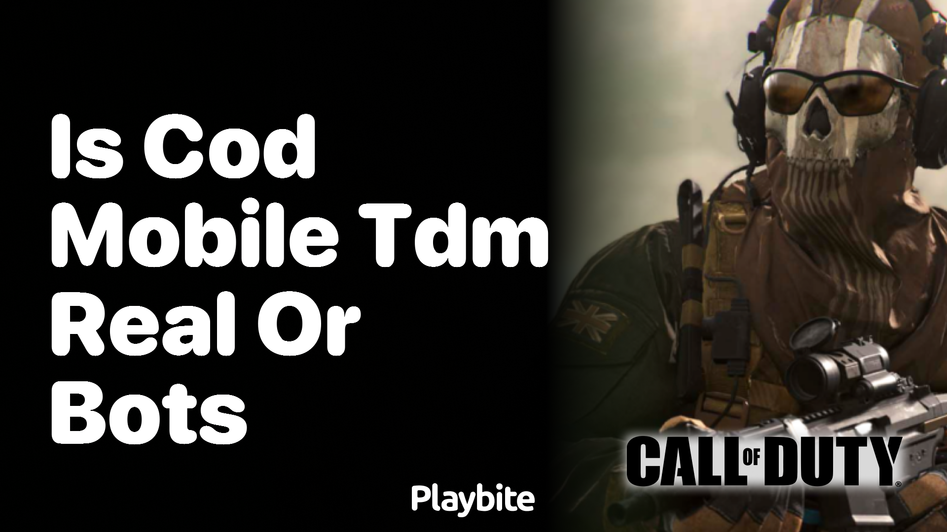 Is CoD Mobile TDM Real or Bots? - Playbite