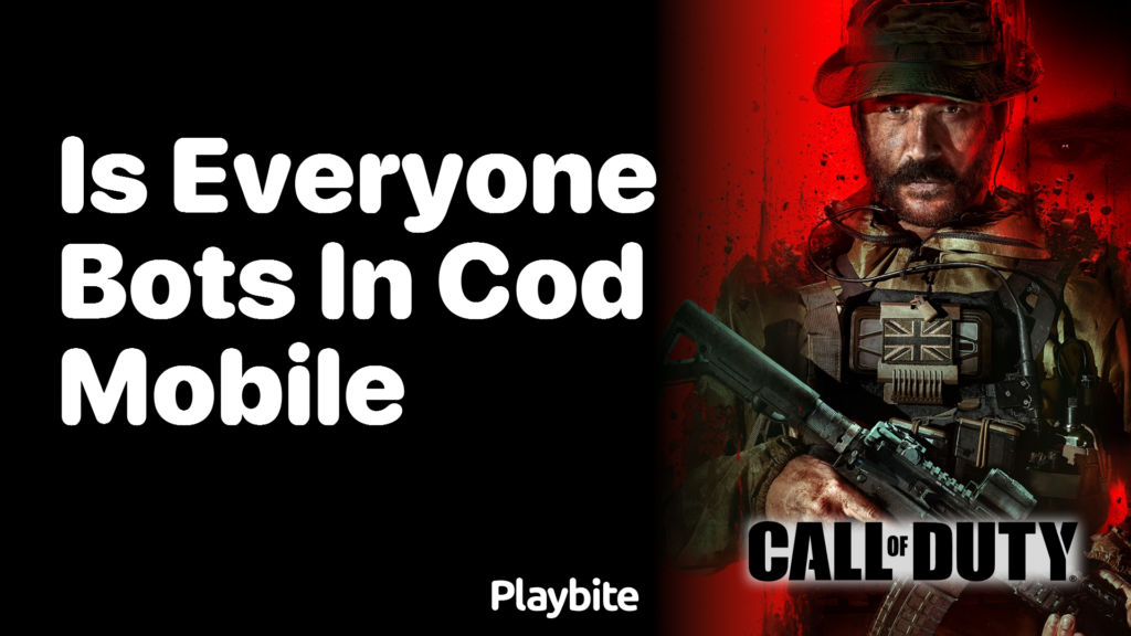 Are Everyone Bots in COD Mobile? - Playbite
