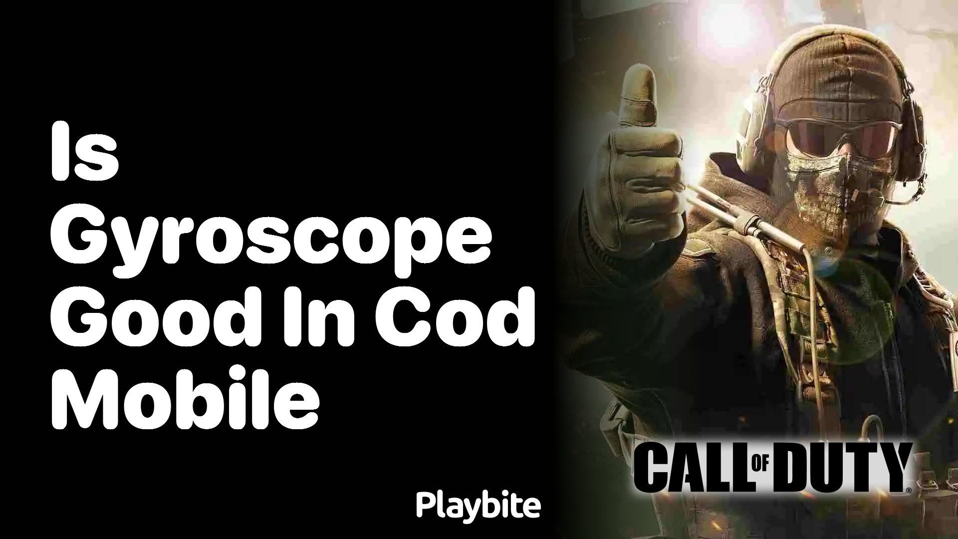 Is Using a Gyroscope Good in COD Mobile? - Playbite