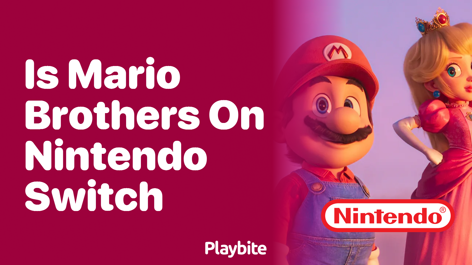 Is Mario Brothers on Nintendo Switch? - Playbite