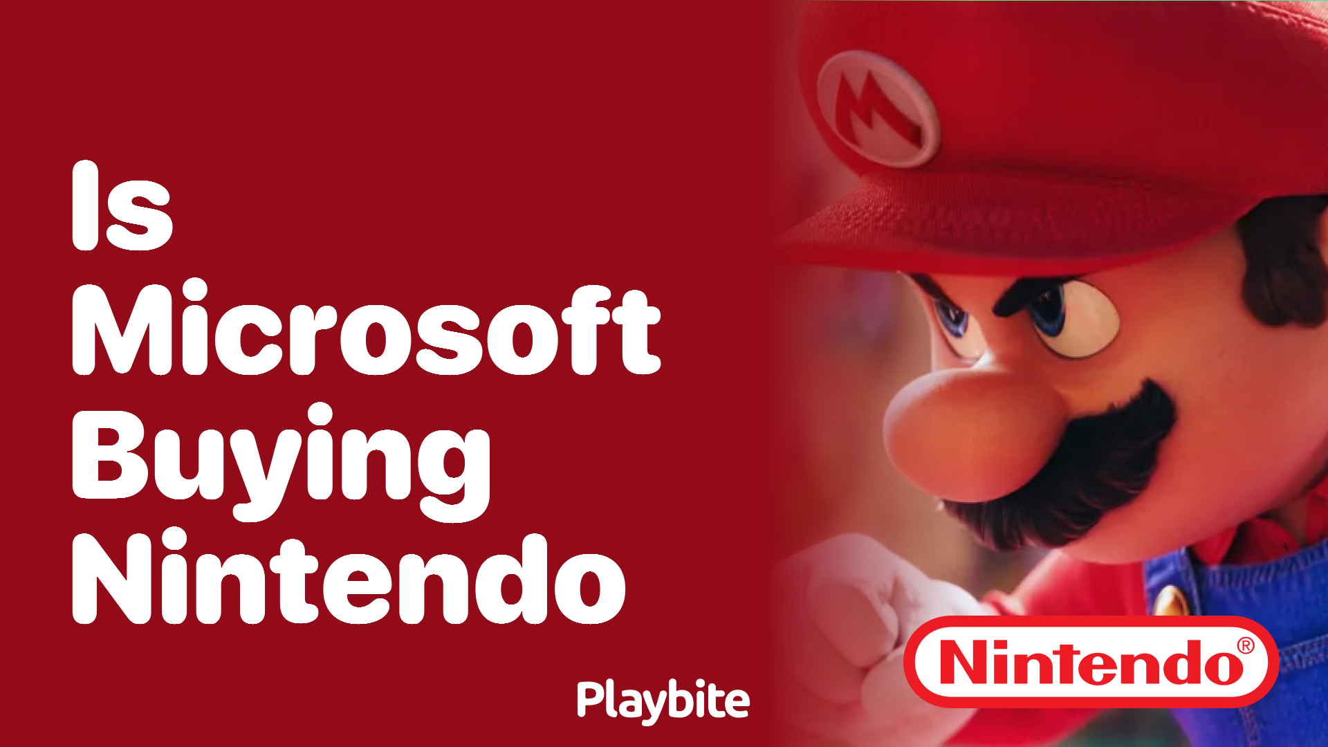 Is Microsoft Buying Nintendo? - Playbite