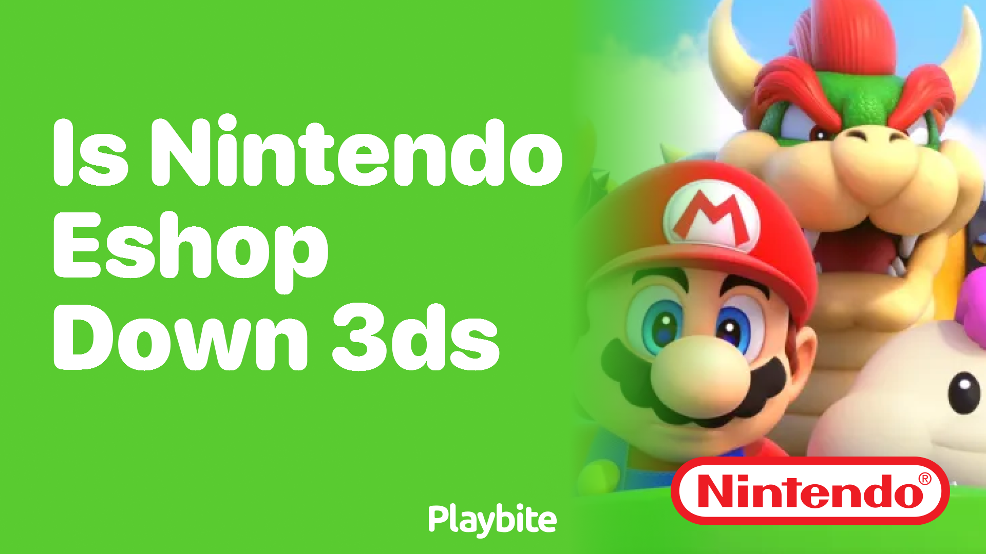 Is the Nintendo eShop Down on 3DS? - Playbite