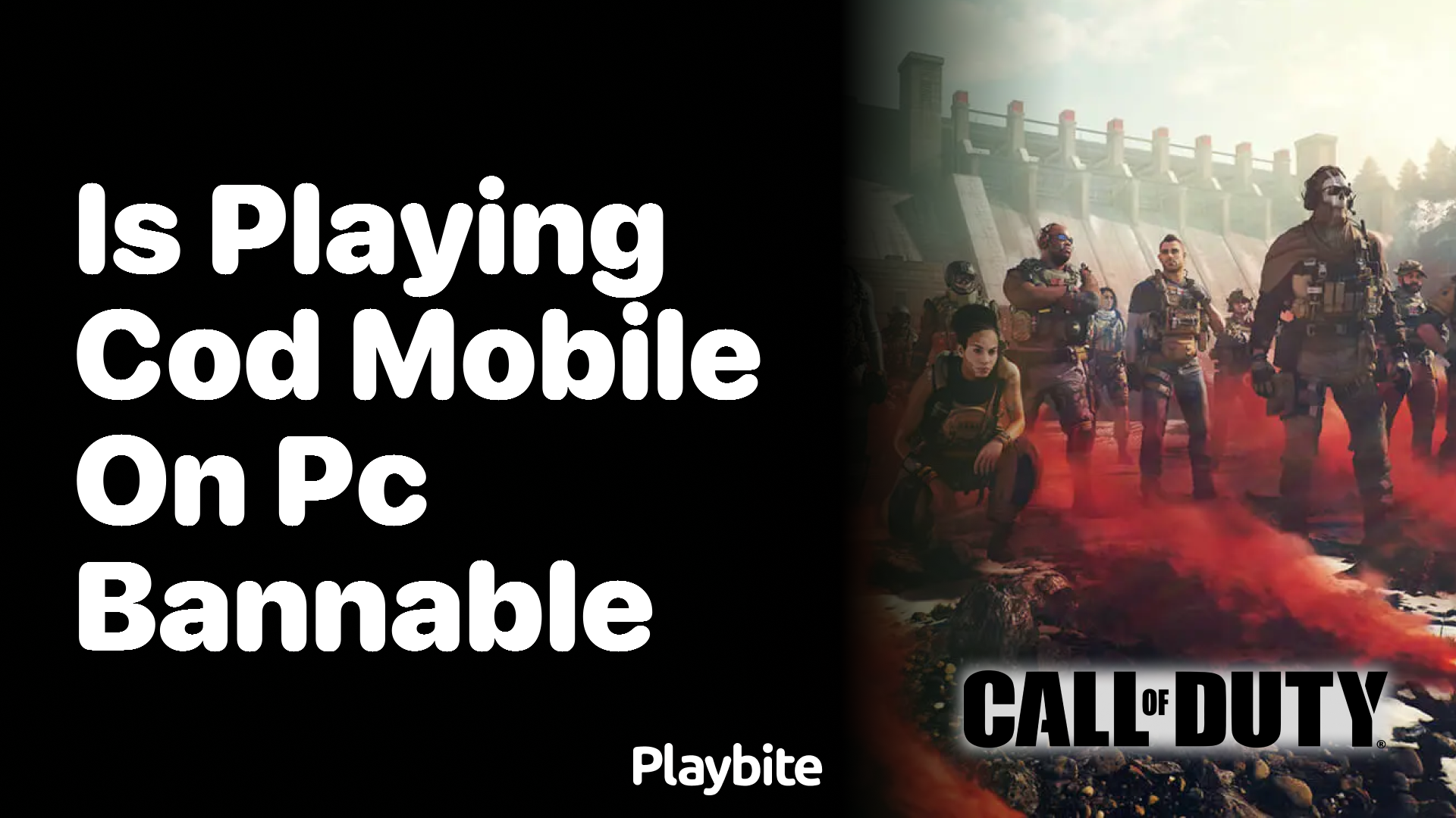 Is Playing COD Mobile on PC Bannable? Find Out Here! - Playbite