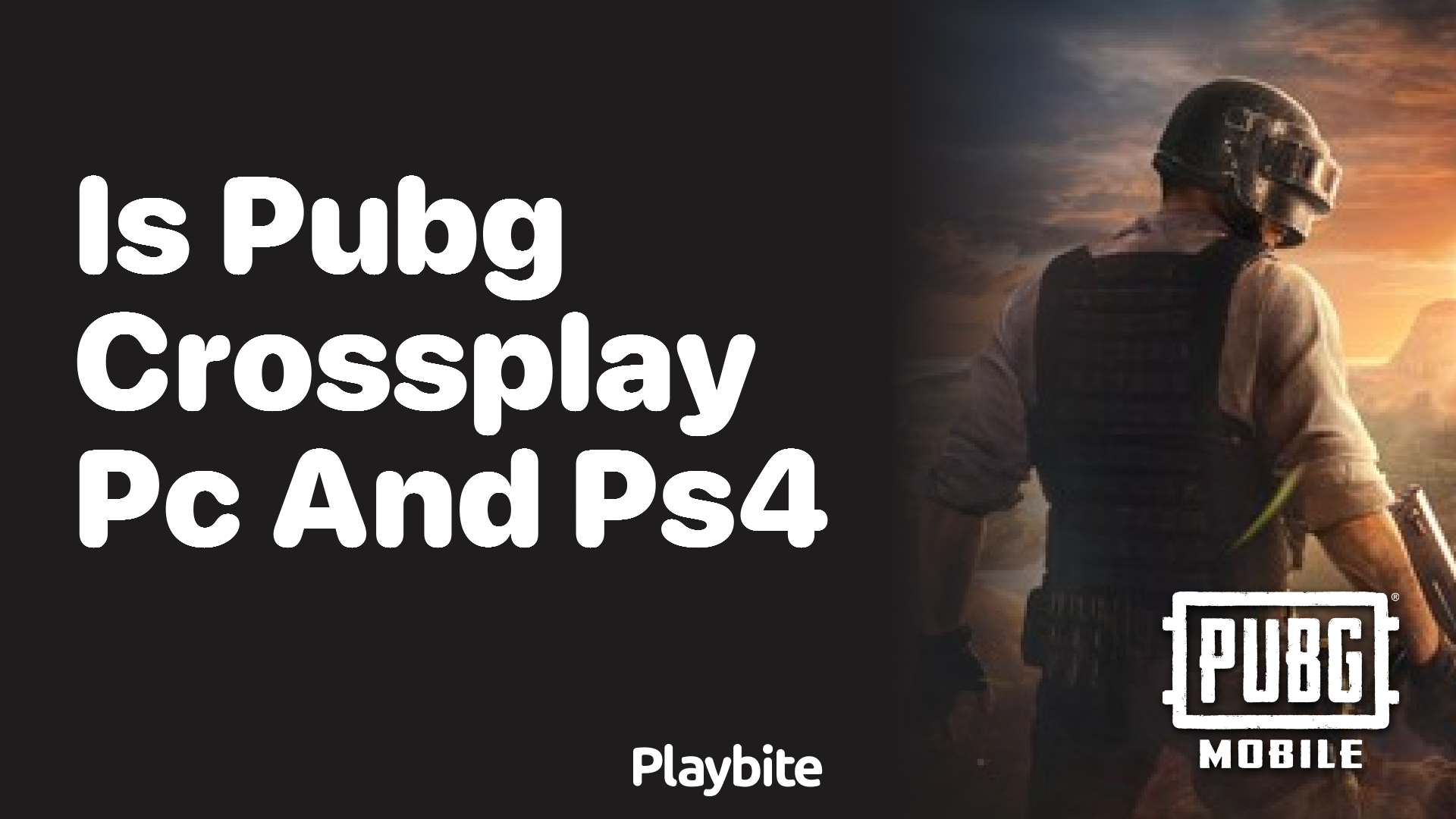 Is PUBG Crossplay Between PC and PS4? - Playbite
