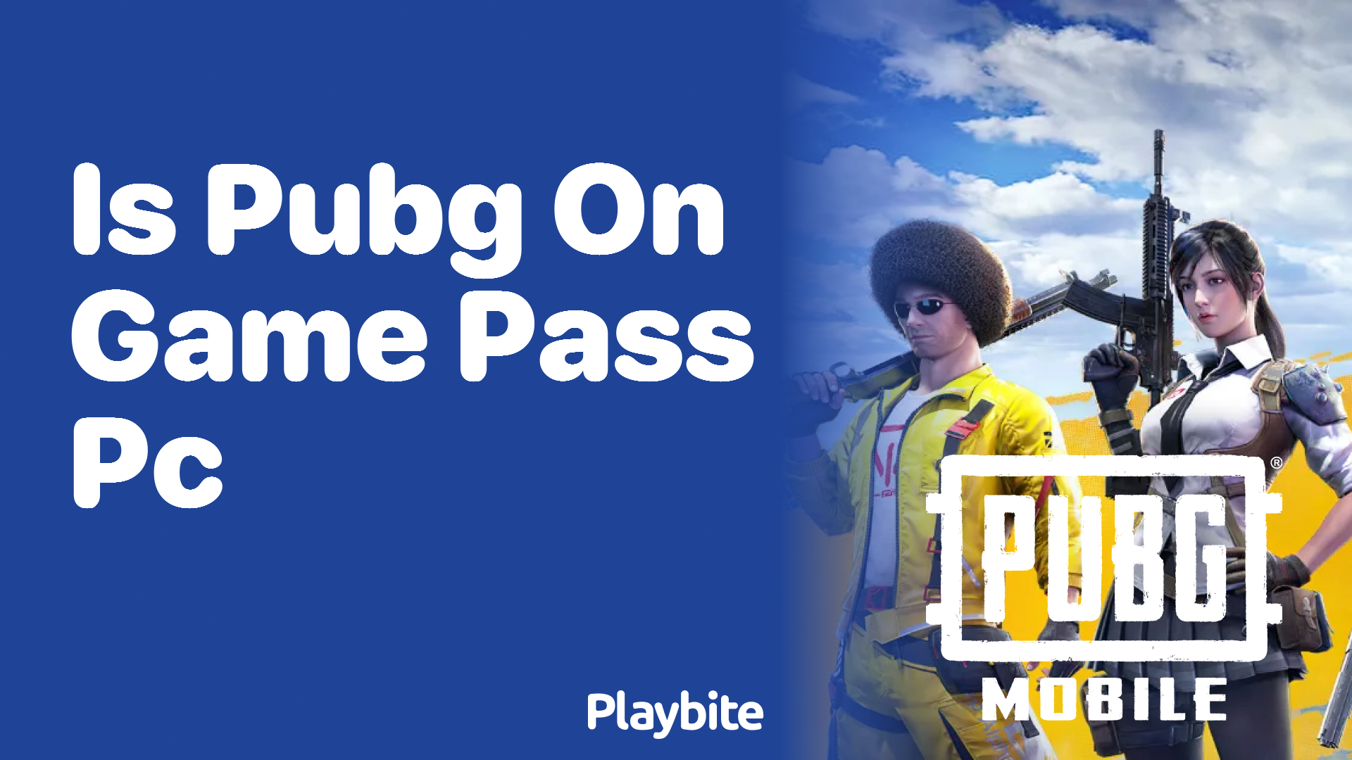 Is PUBG Available on Game Pass PC? Here's What You Need to Know - Playbite