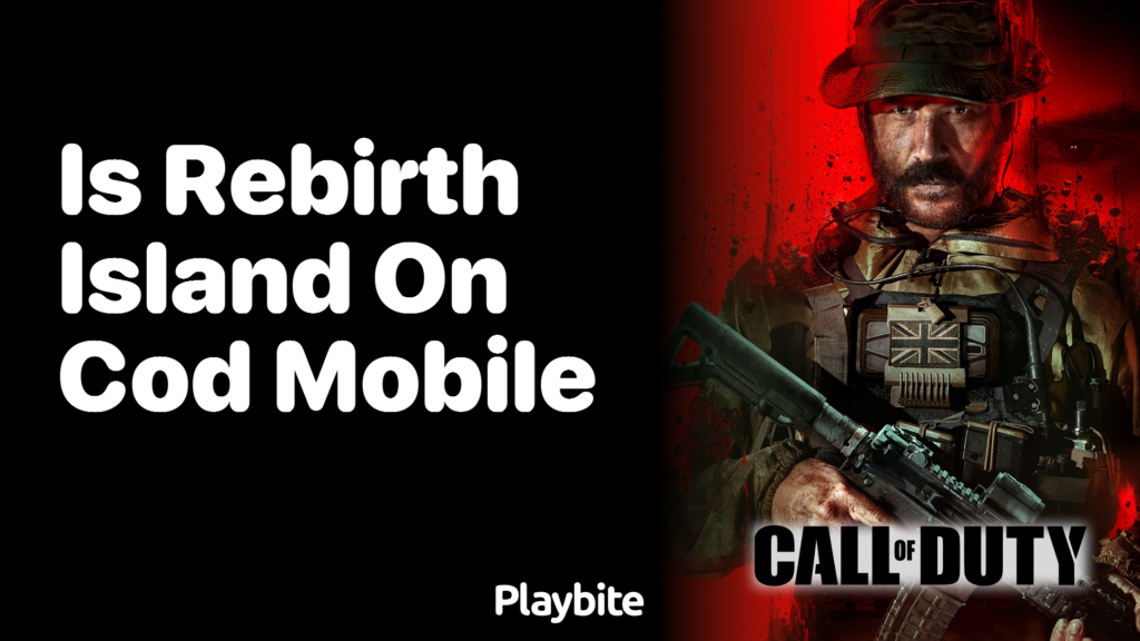 Is Rebirth Island on COD Mobile? - Playbite