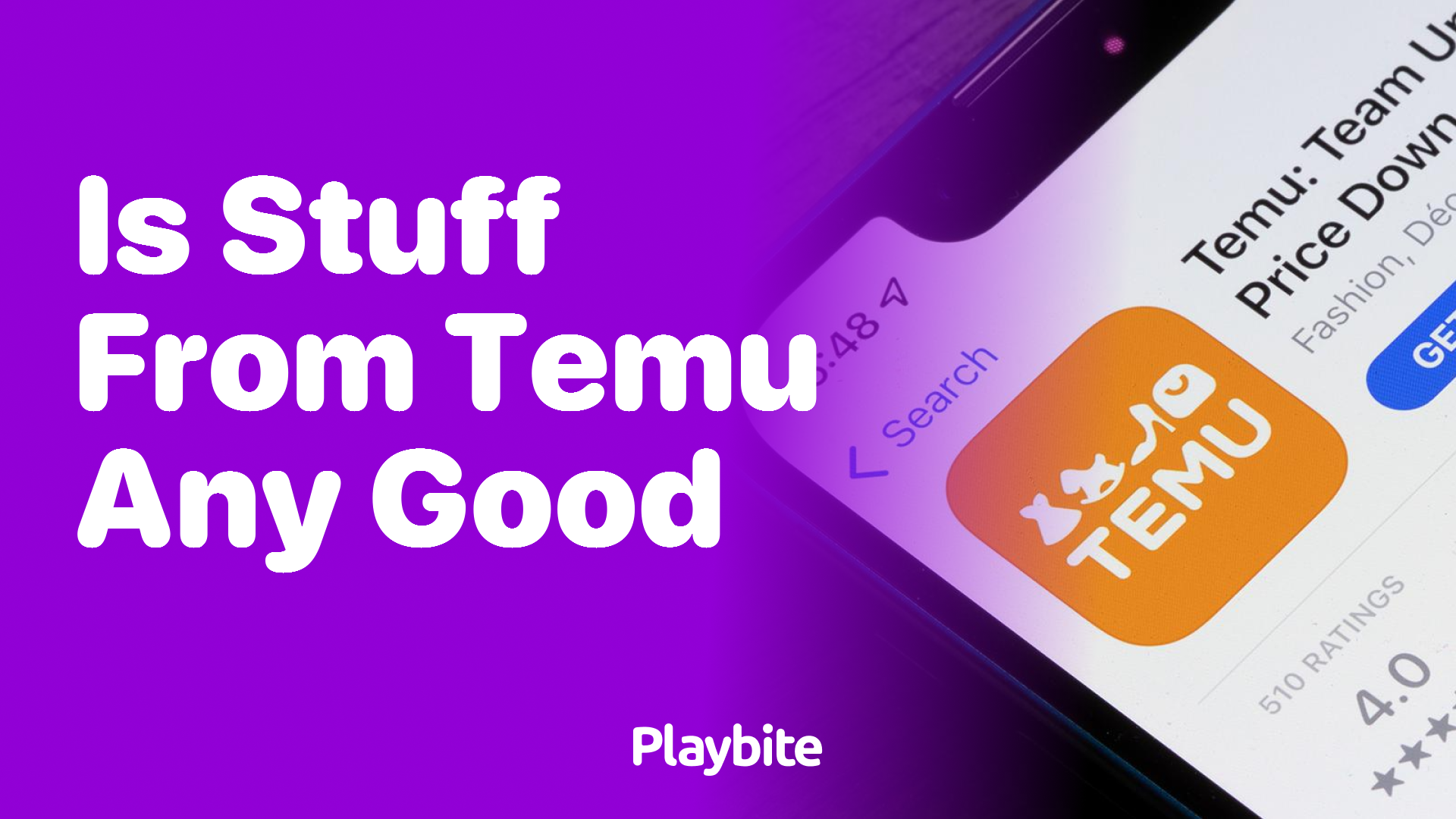 Is Stuff From Temu Any Good? Let's Find Out! - Playbite