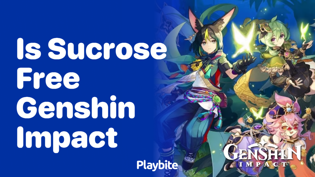 Is Sucrose Free in Genshin Impact? - Playbite