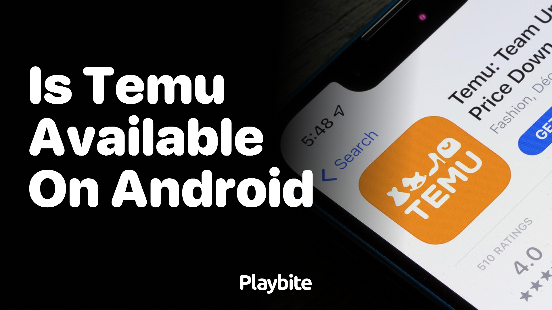 Is Temu Available on Android Devices? - Playbite
